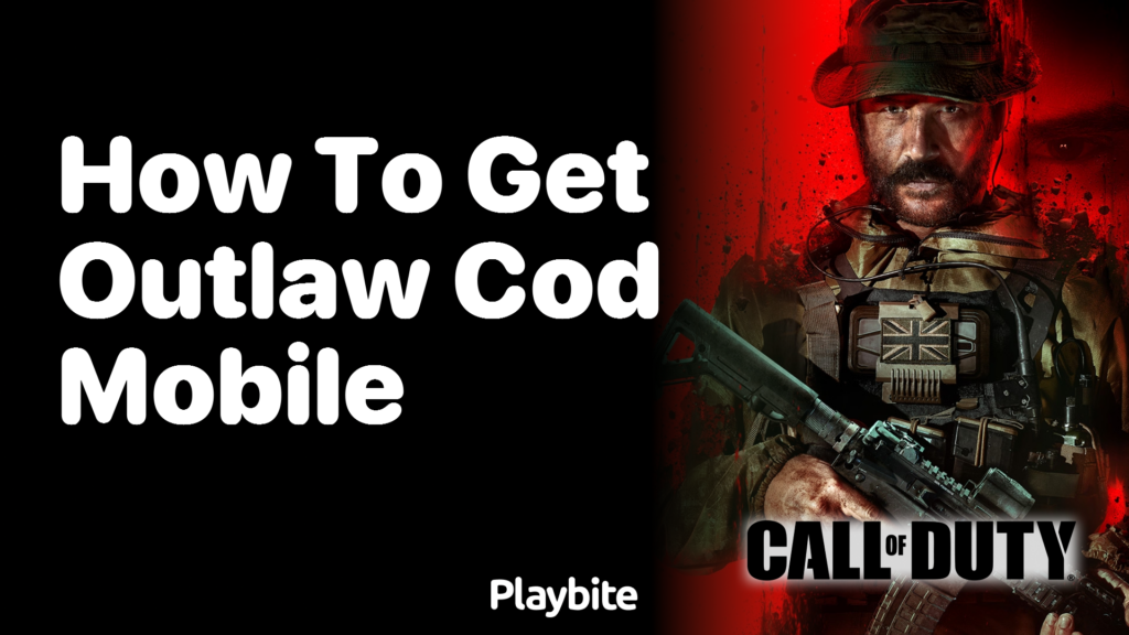 How to Get the Outlaw in COD Mobile - Playbite