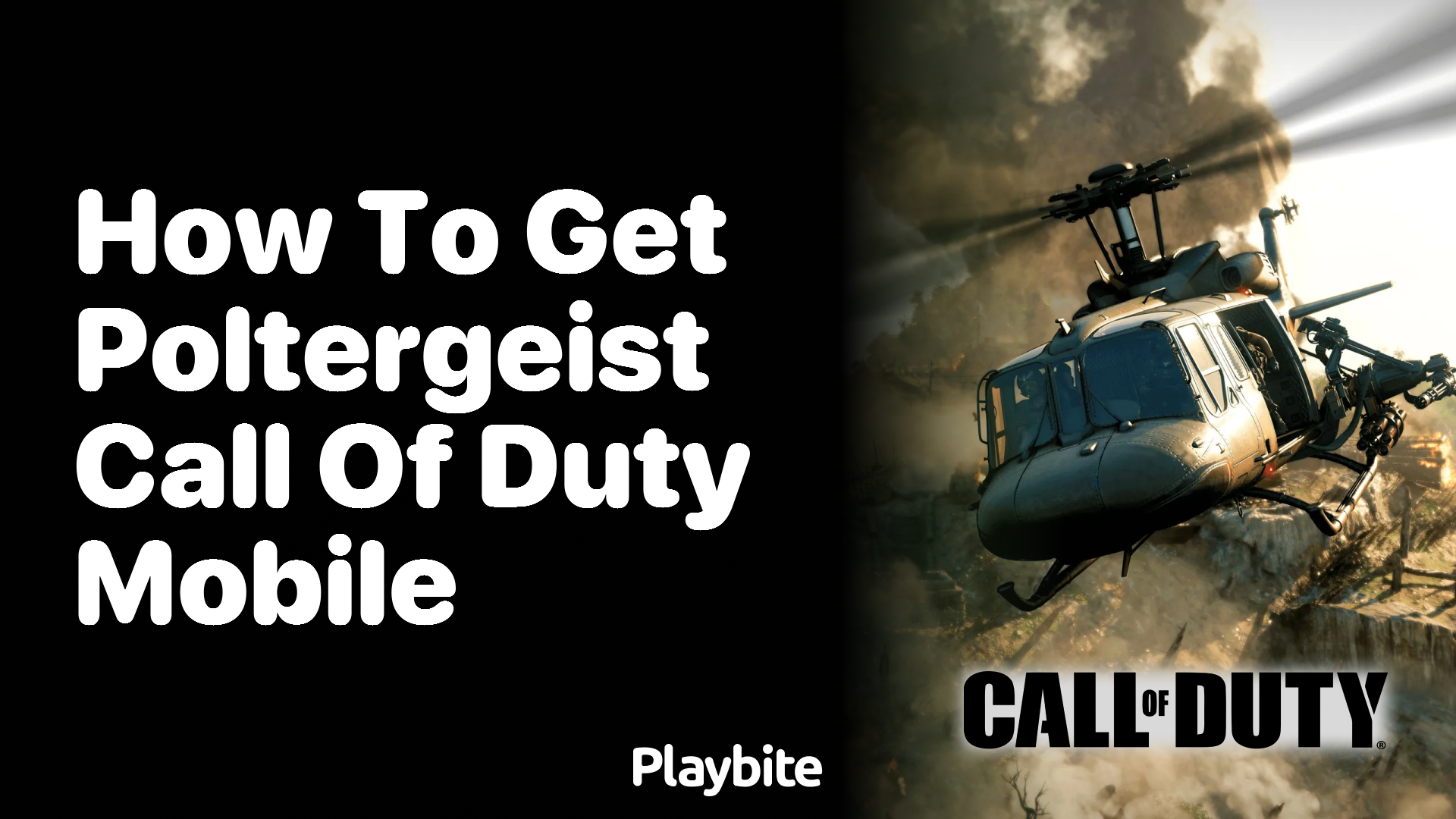 How to Get Poltergeist in Call of Duty Mobile - Playbite