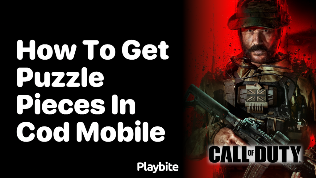 How to Get Puzzle Pieces in COD Mobile - Playbite