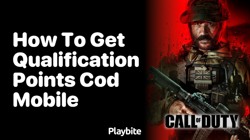 How to Get Qualification Points in COD Mobile - Playbite