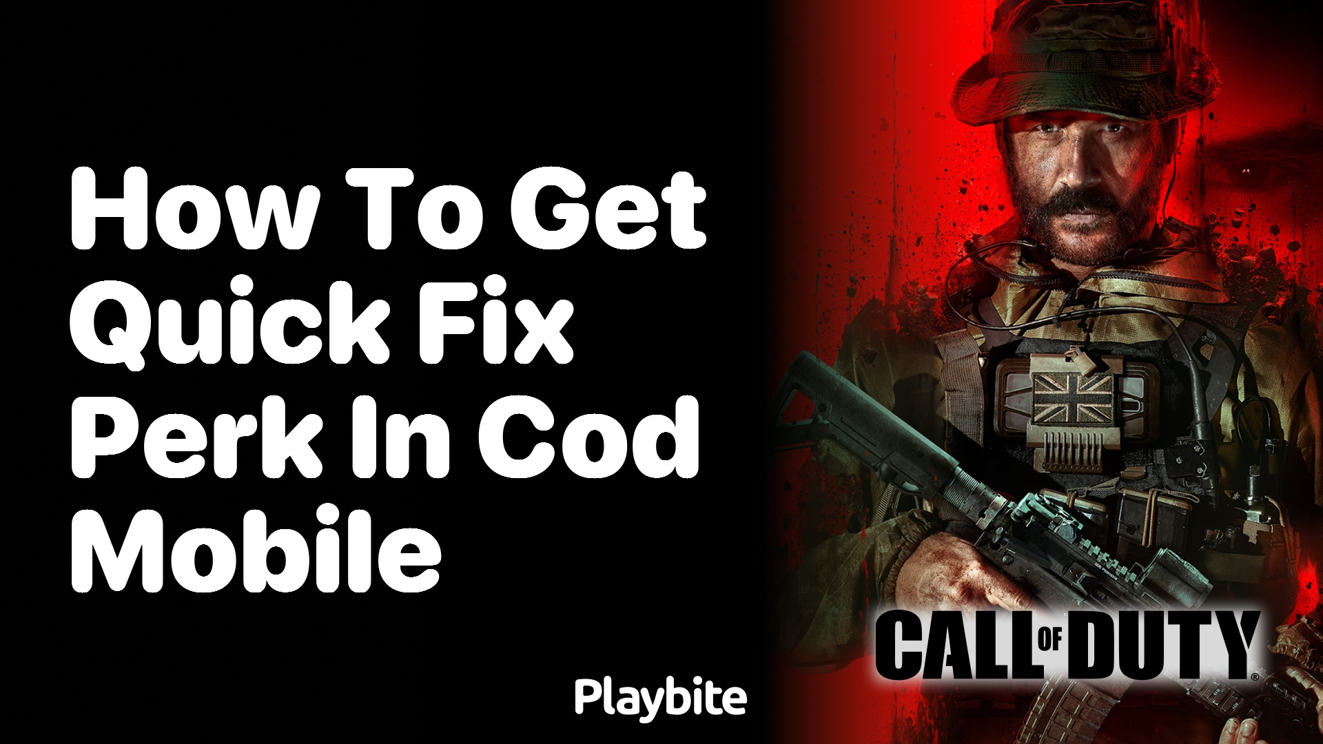 How to Get Quick Fix Perk in COD Mobile - Playbite