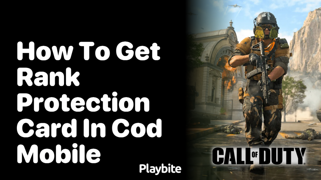 How to Get Rank Protection Card in COD Mobile - Playbite