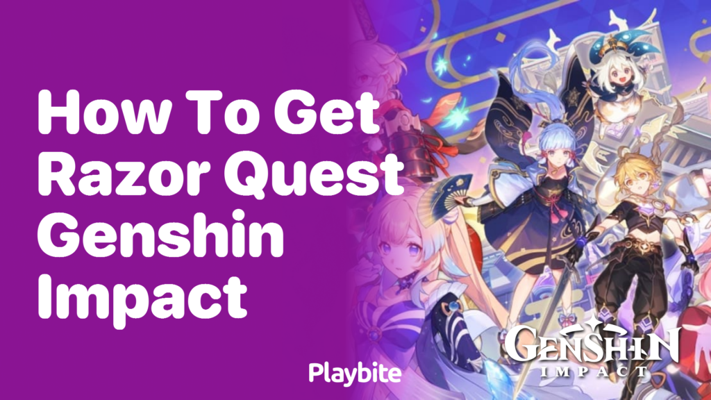 How to Get the Razor Quest in Genshin Impact - Playbite