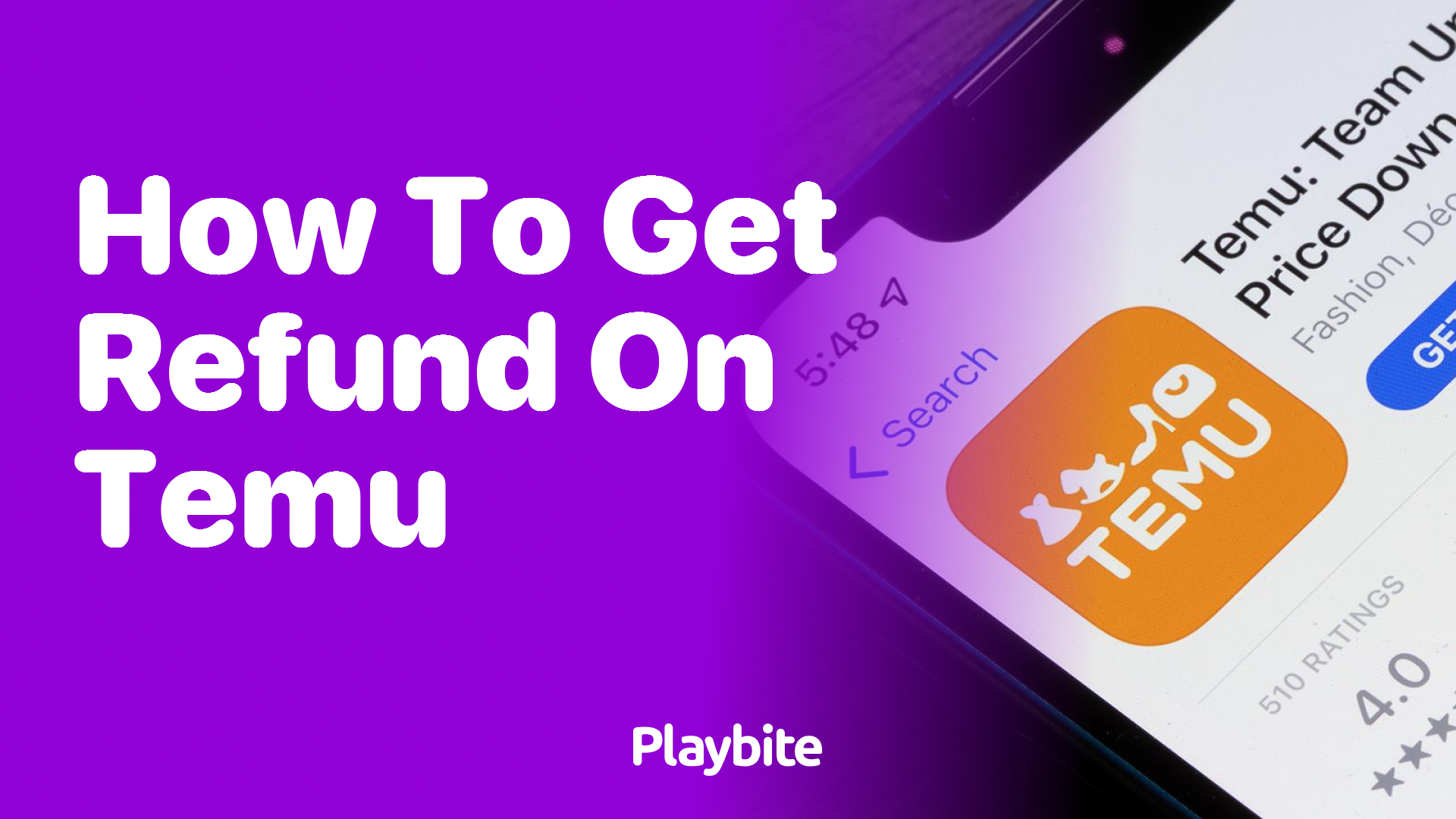 How to Get a Refund on Temu - Playbite