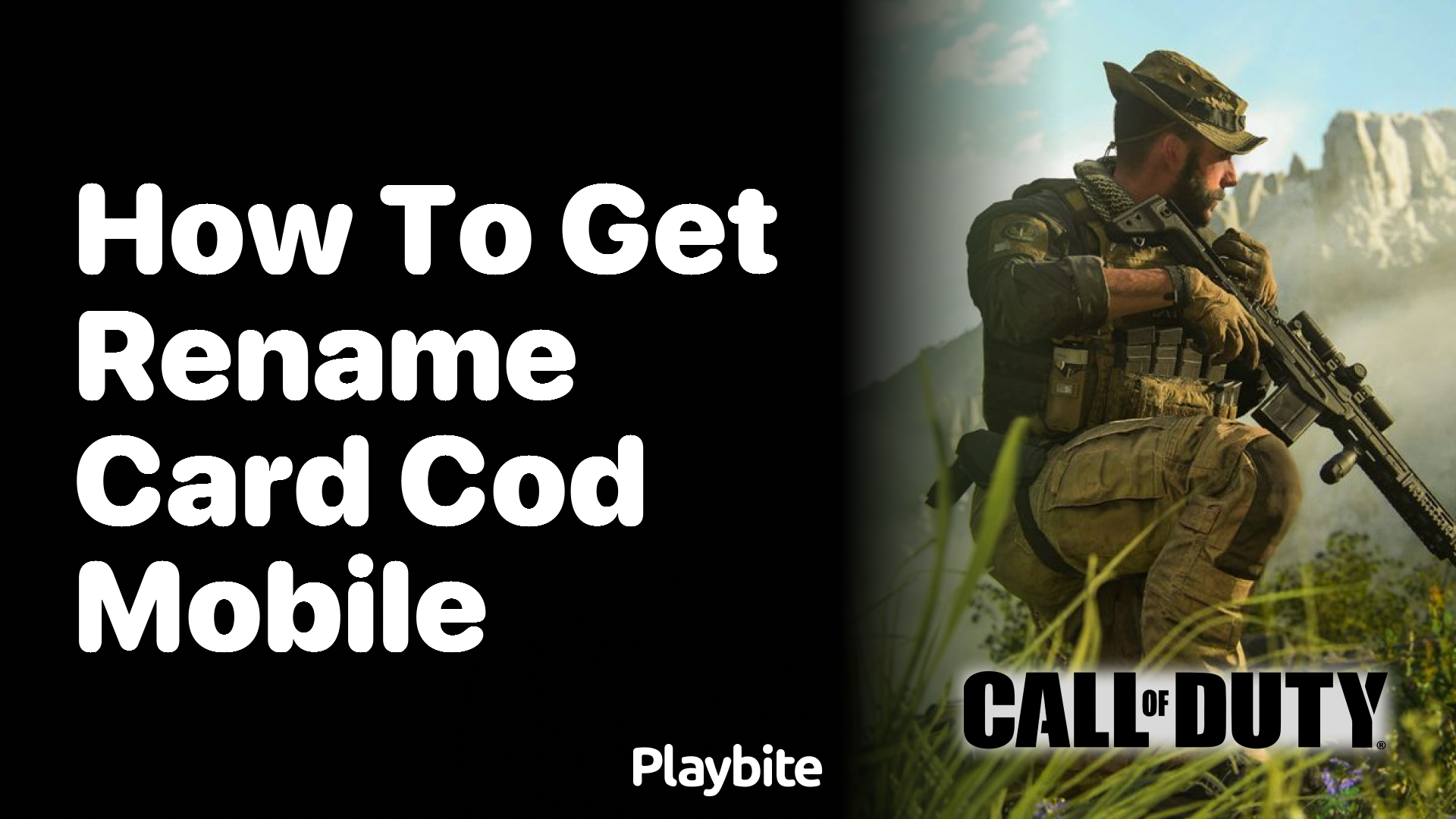How to Get a Rename Card in COD Mobile - Playbite