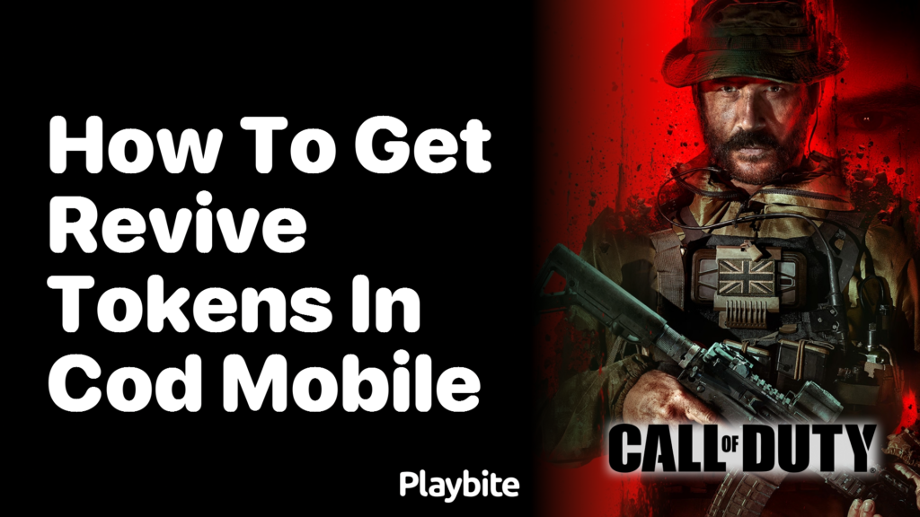 How to Get Revive Tokens in COD Mobile - Playbite