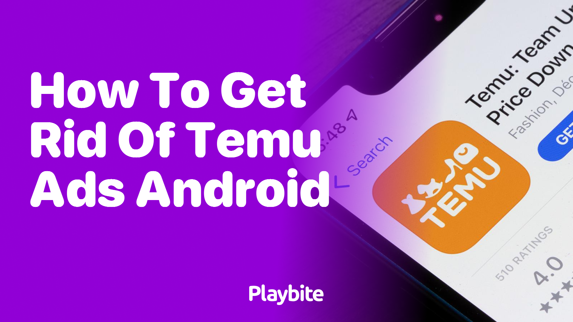 How to Get Rid of Temu Ads on Android - Playbite