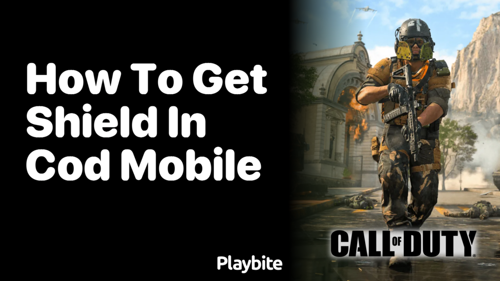 How to Get Shield in COD Mobile - Playbite