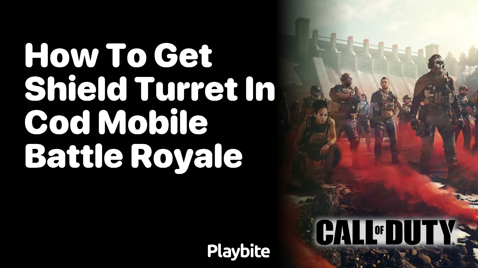 How to Get Shield Turret in COD Mobile Battle Royale - Playbite
