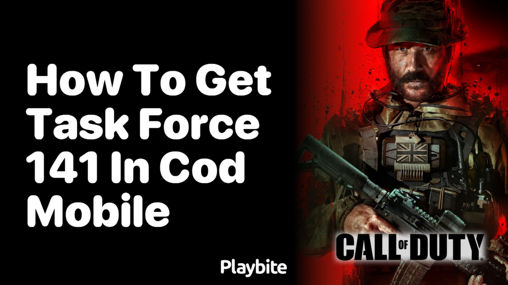 How to Get Task Force 141 in CoD Mobile - Playbite
