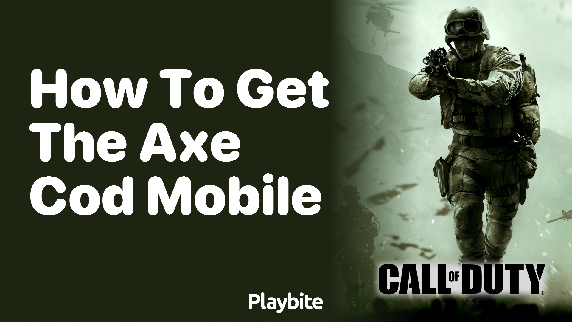 How to Get the Axe in COD Mobile - Playbite