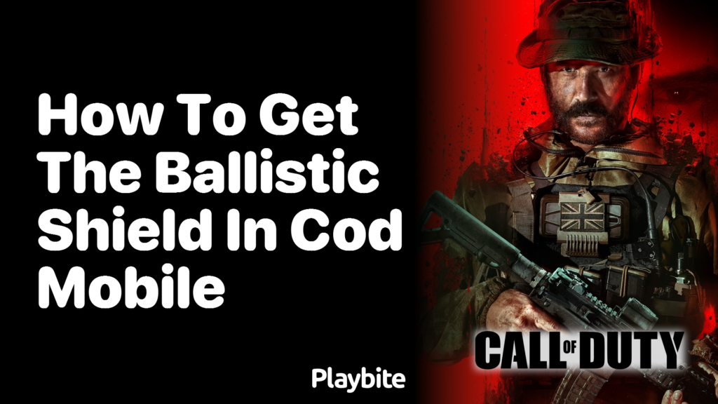 How to Get the Ballistic Shield in COD Mobile - Playbite