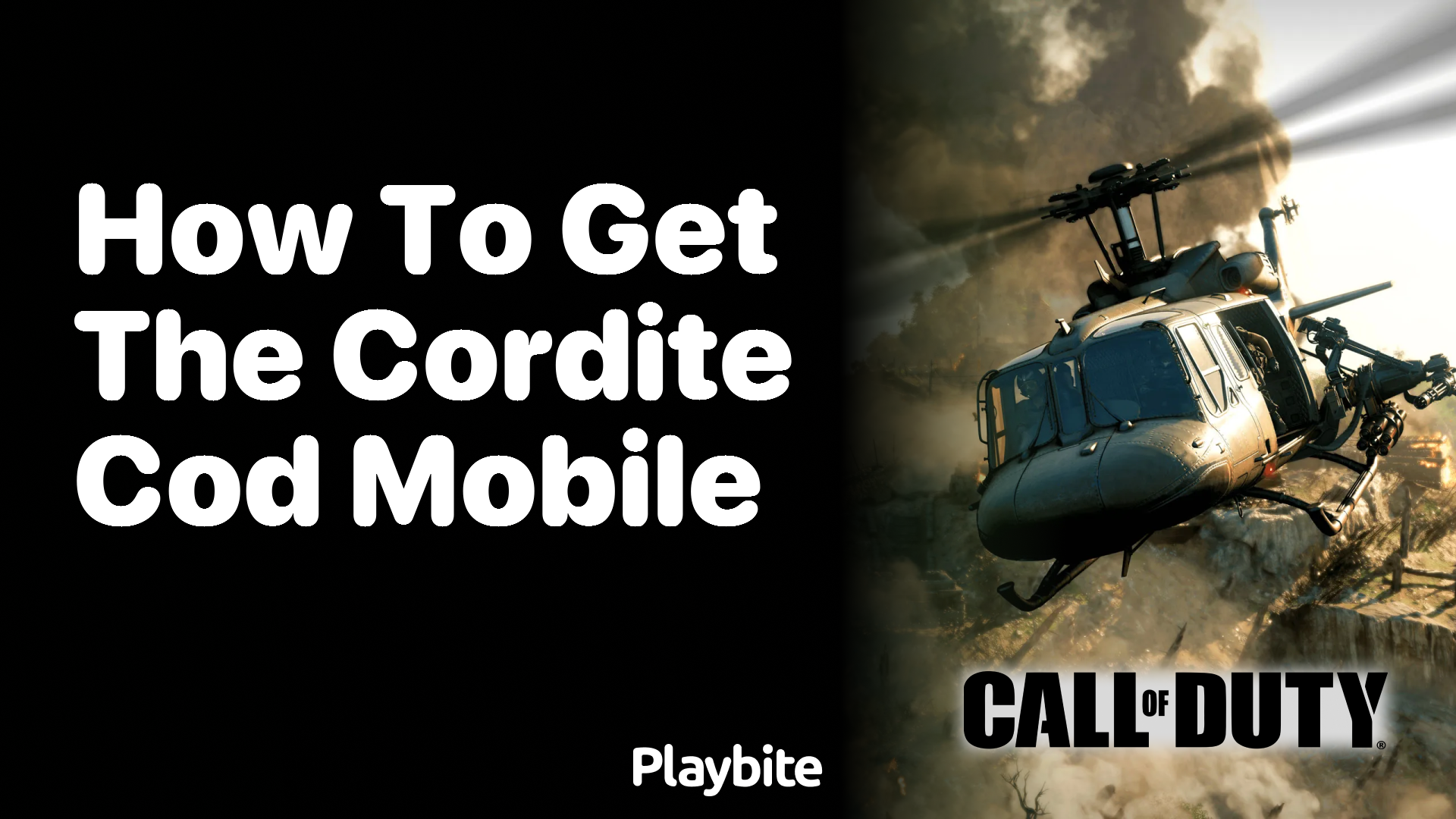 How to Get the Cordite in COD Mobile - Playbite