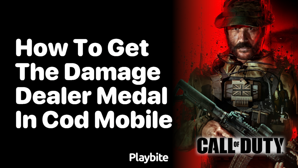 How to Get the Damage Dealer Medal in COD Mobile - Playbite