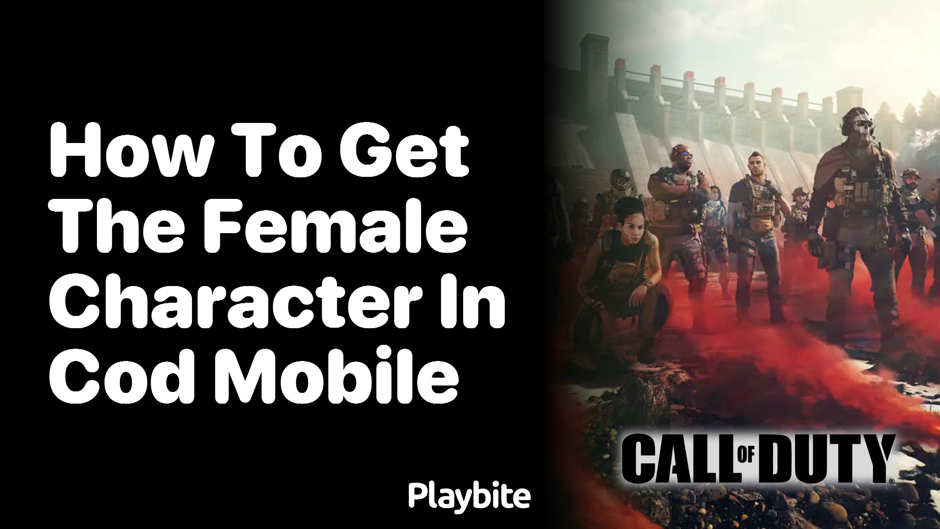 How to Get the Female Character in COD Mobile - Playbite