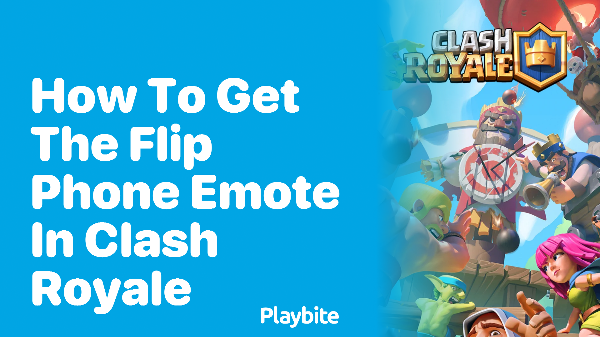 How to Get the Flip Phone Emote in Clash Royale - Playbite