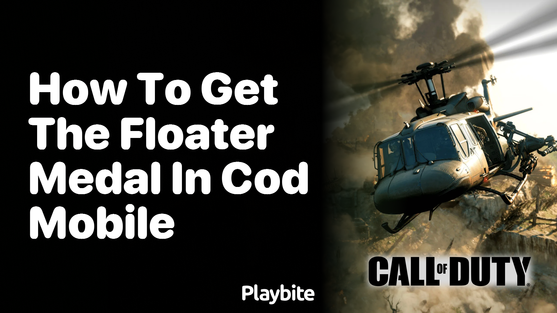 How to Get the Floater Medal in COD Mobile - Playbite