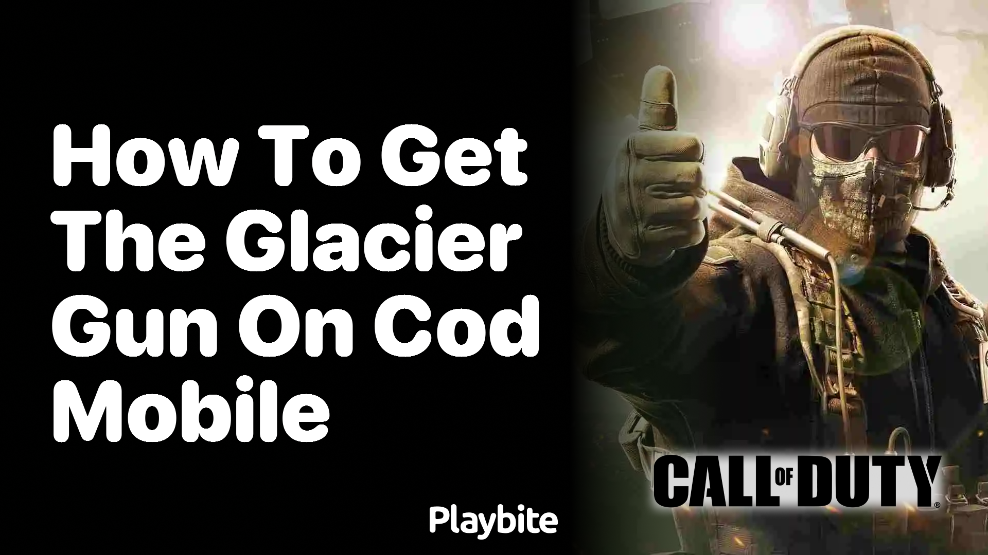 How to Get the Glacier Gun on COD Mobile - Playbite