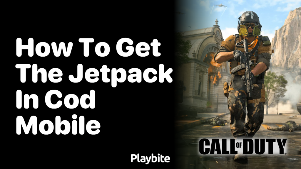 How to Get the Jetpack in COD Mobile - Playbite