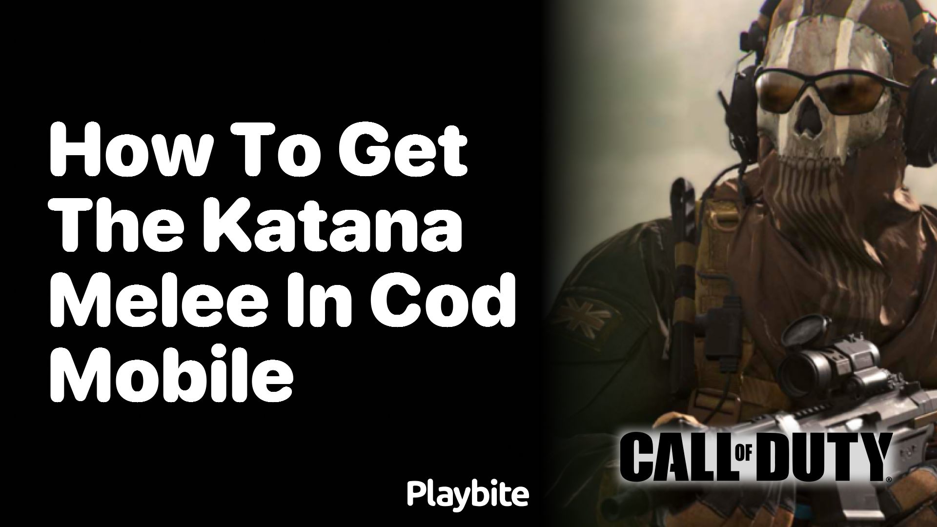 How to Get the Katana Melee in COD Mobile - Playbite
