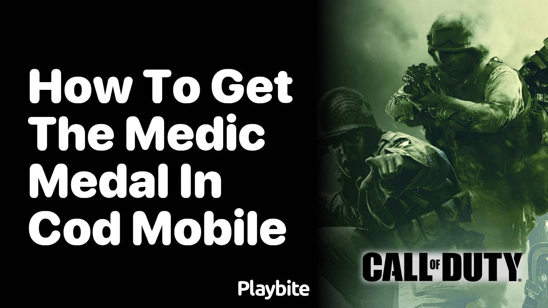 How to Get the Medic Medal in COD Mobile - Playbite