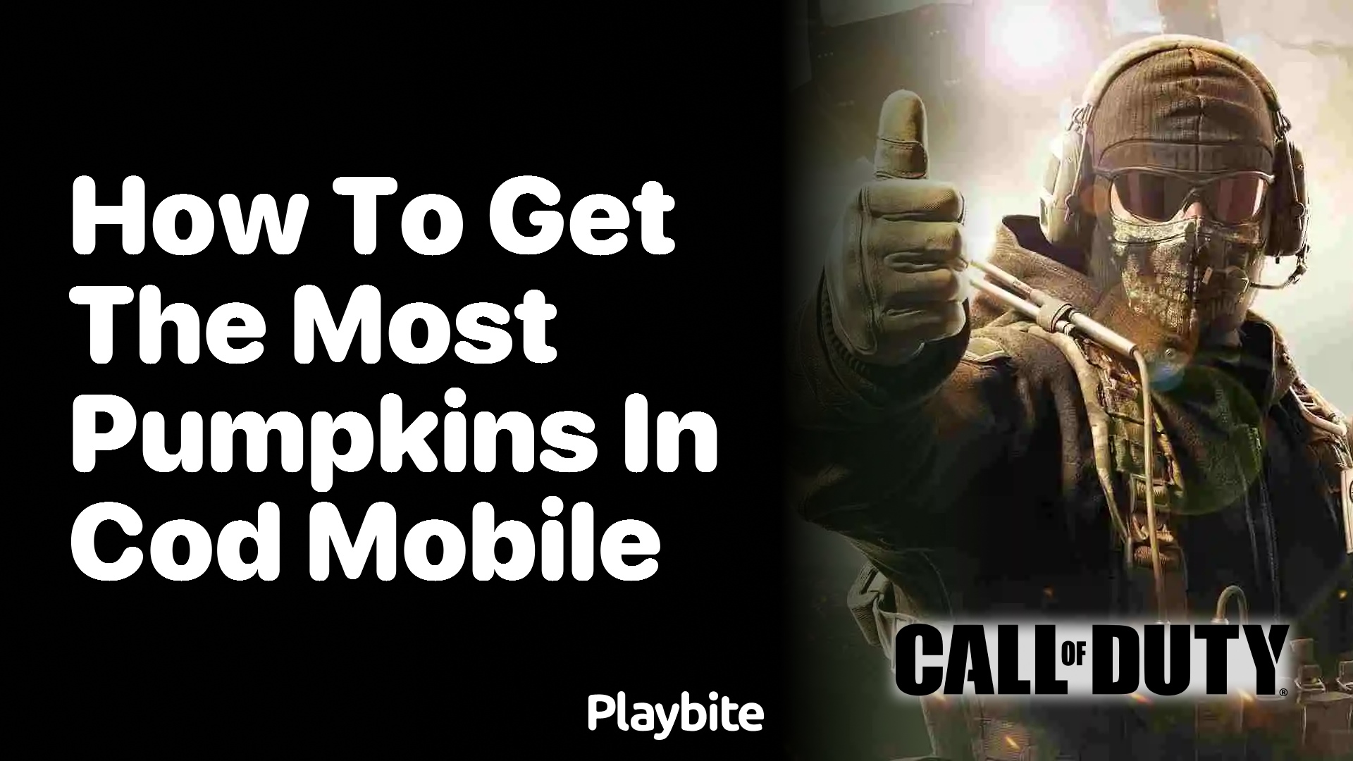 How to Get the Most Pumpkins in COD Mobile - Playbite