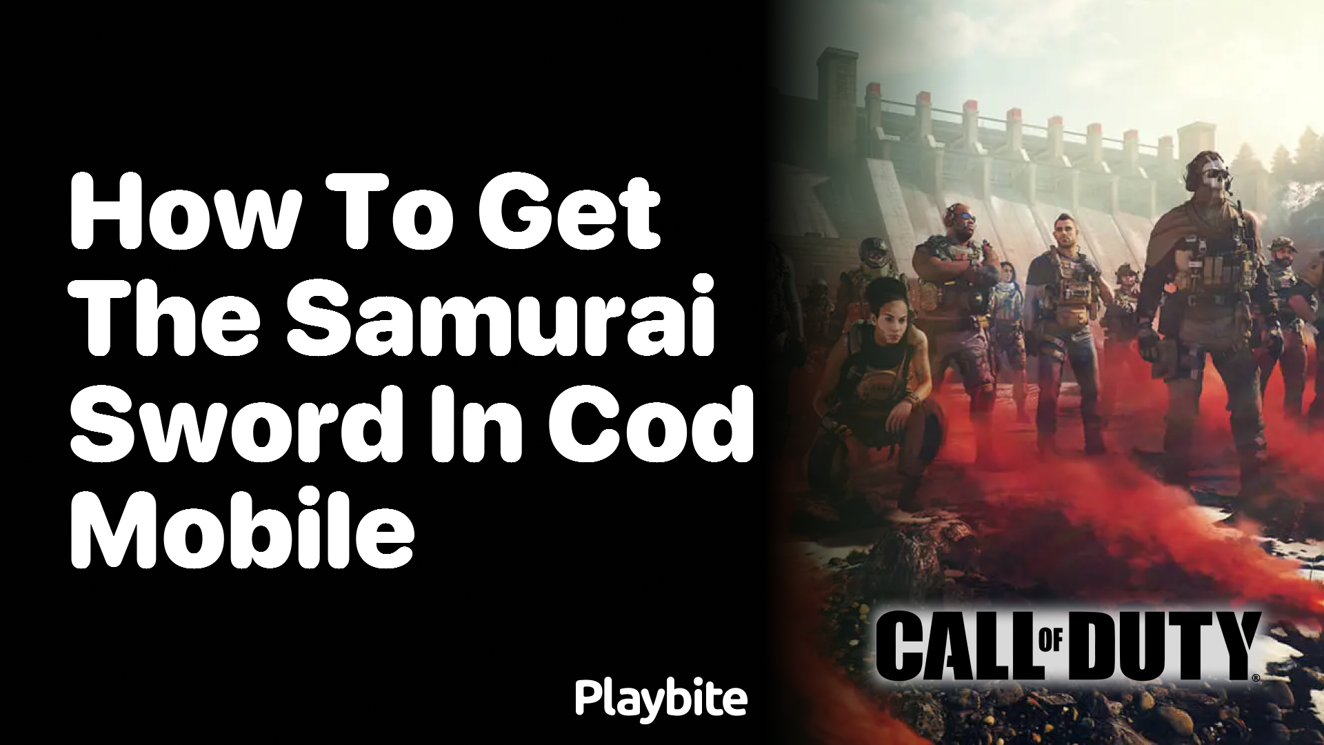 How to Get the Samurai Sword in COD Mobile - Playbite