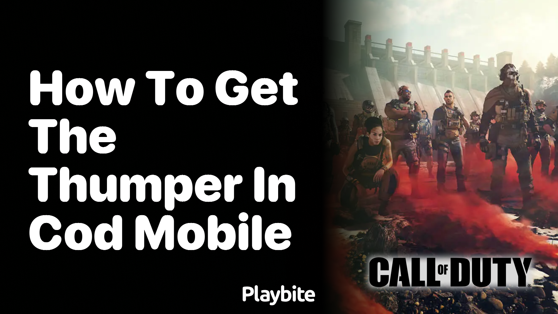 How to Get the Thumper in COD Mobile - Playbite