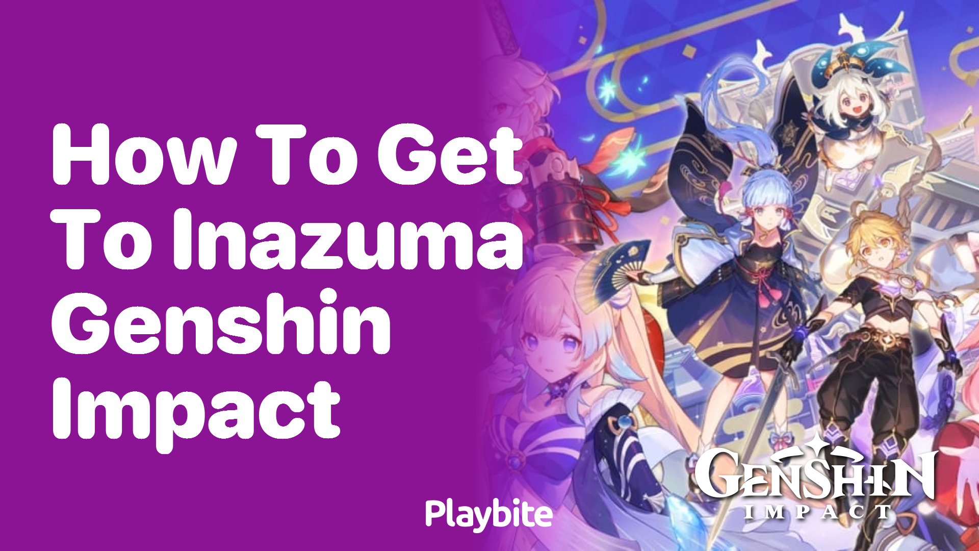 How to Get to Inazuma in Genshin Impact - Playbite