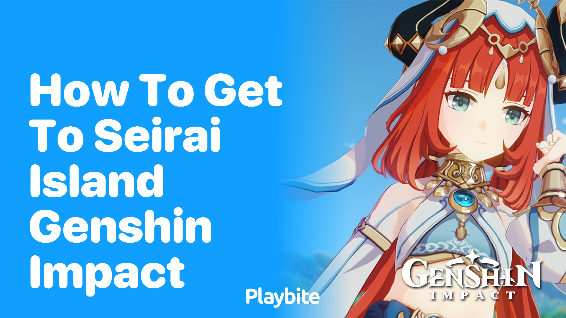 How to Get to Seirai Island in Genshin Impact - Playbite