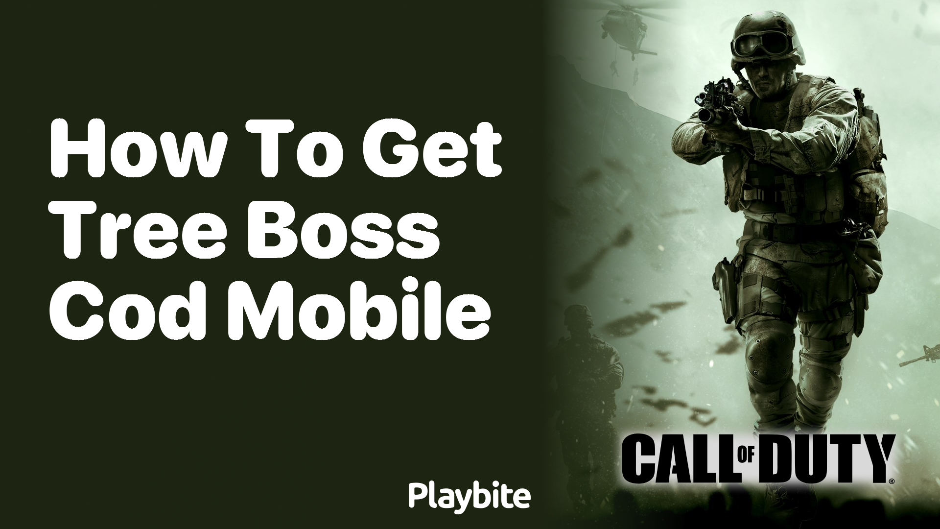 How to Get the Tree Boss in Call of Duty Mobile - Playbite