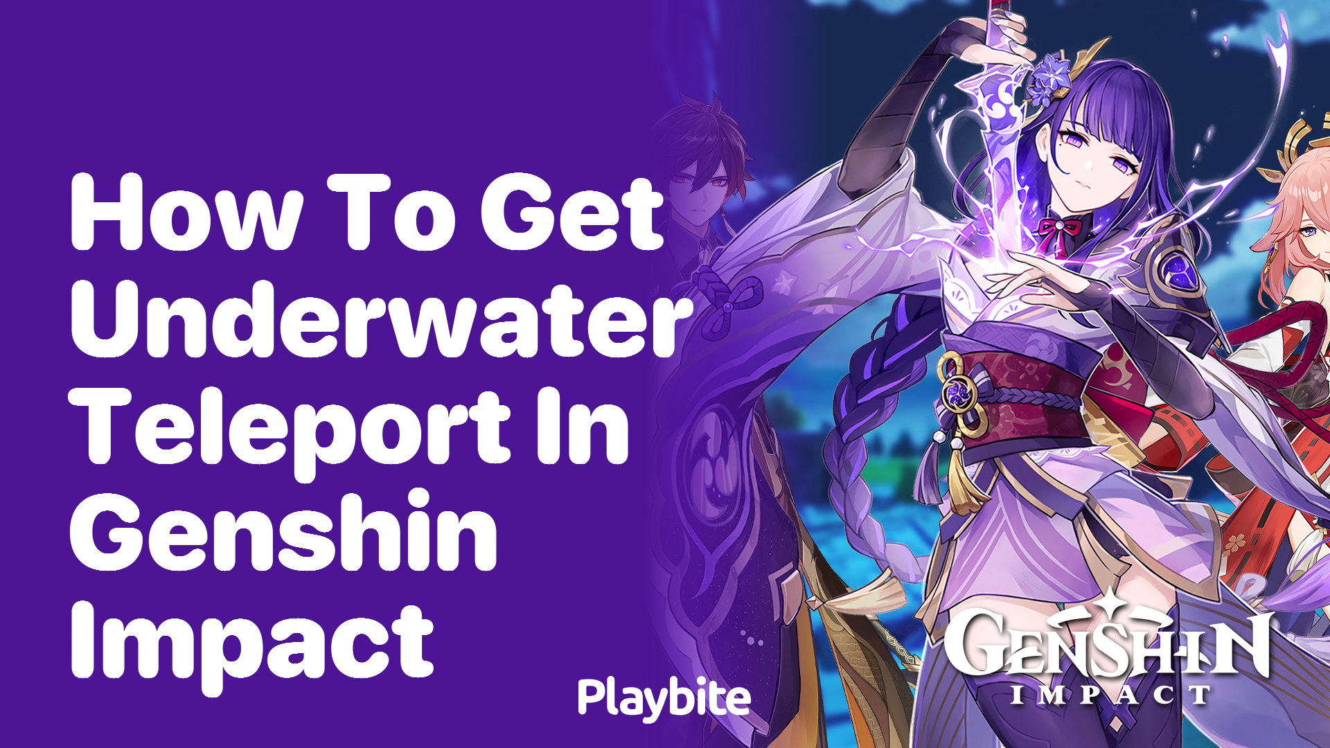 How to Get Underwater Teleport in Genshin Impact - Playbite