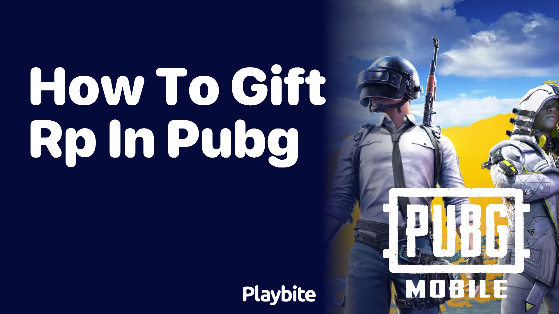 How to Gift RP in PUBG Mobile - Playbite