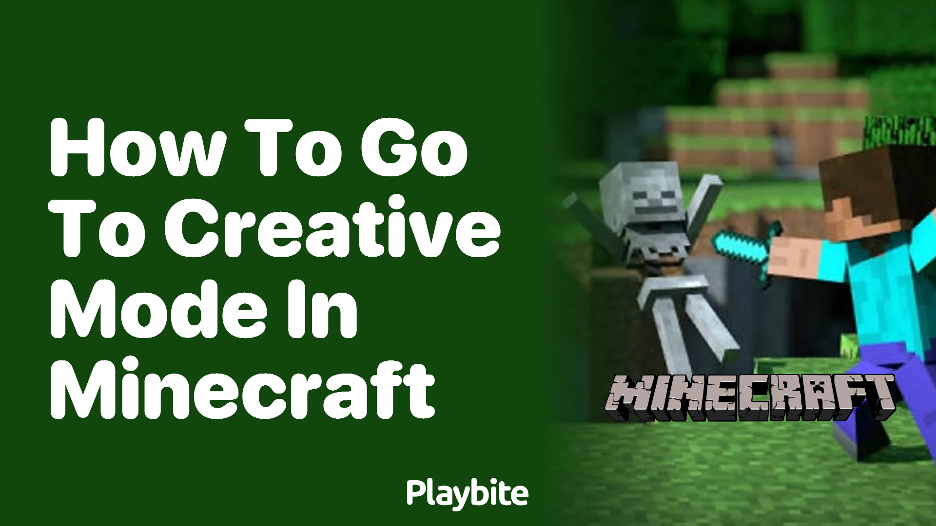 How to Go to Creative Mode in Minecraft: A Quick Guide - Playbite