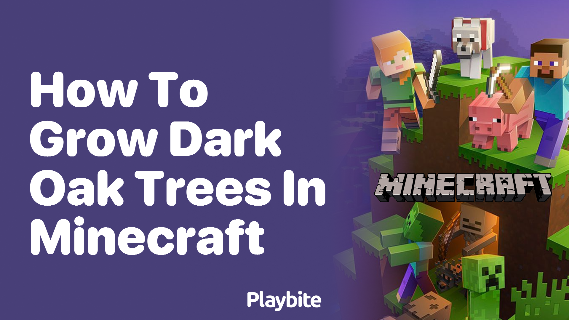 How to Grow Dark Oak Trees in Minecraft: A Simple Guide - Playbite