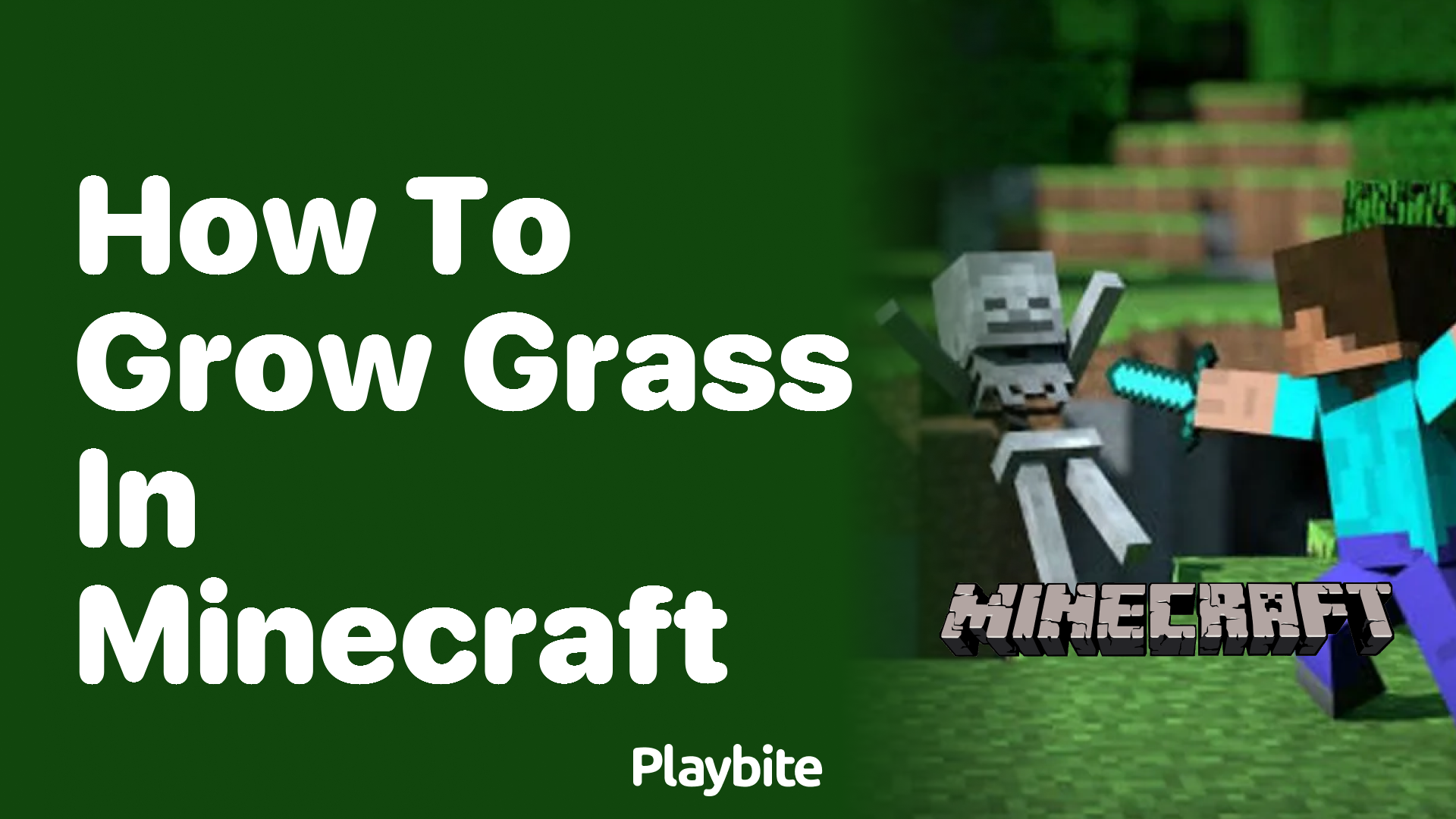 How to Grow Grass in Minecraft: A Simple Guide - Playbite
