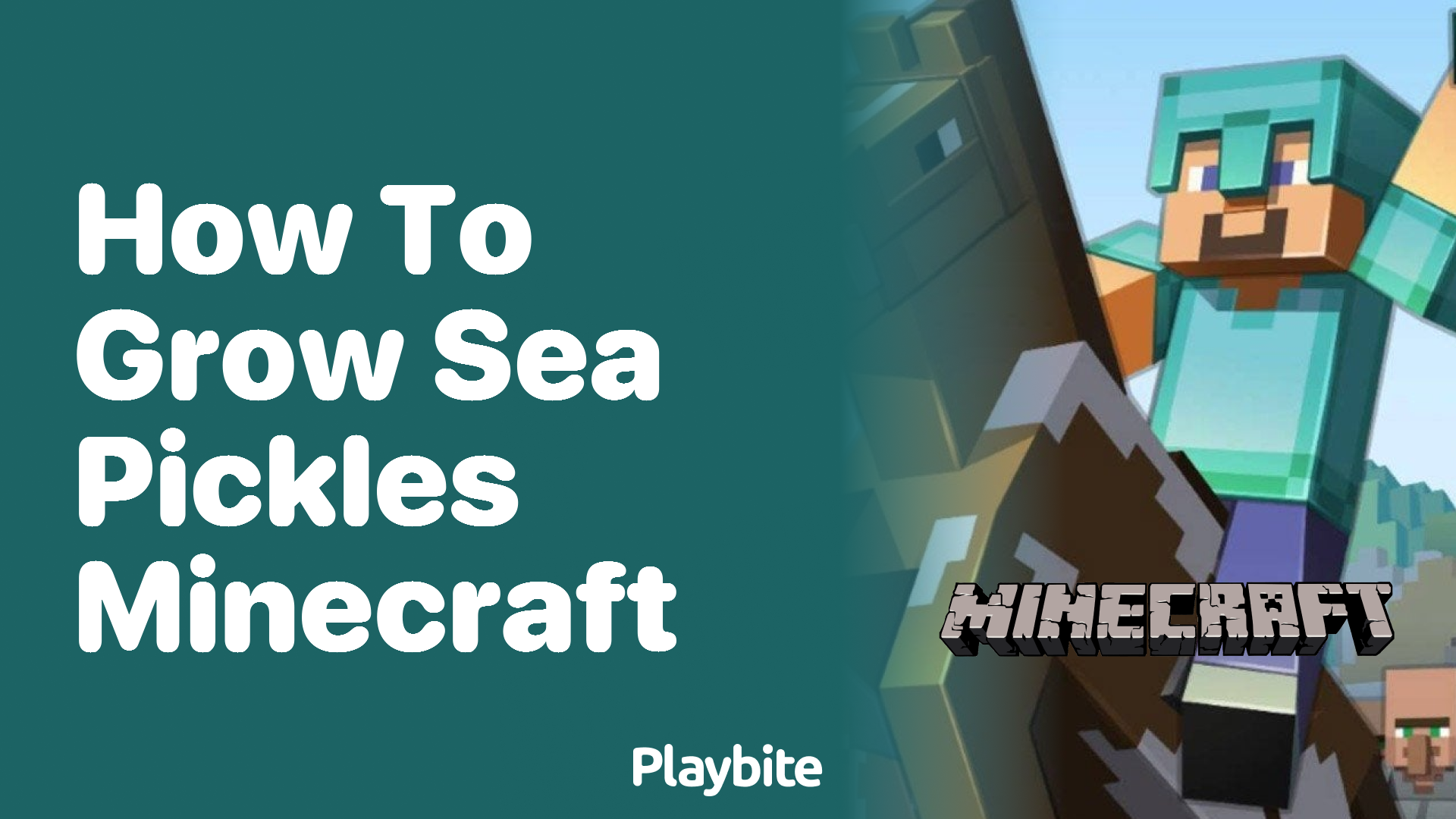 How to Grow Sea Pickles in Minecraft - Playbite