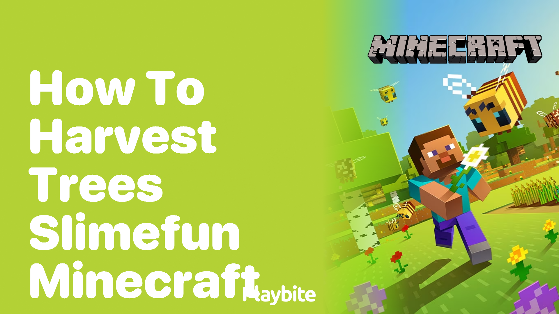 How to Harvest Trees in Slimefun Minecraft - Playbite