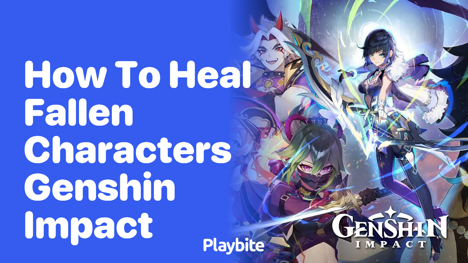 How to Heal Fallen Characters in Genshin Impact - Playbite