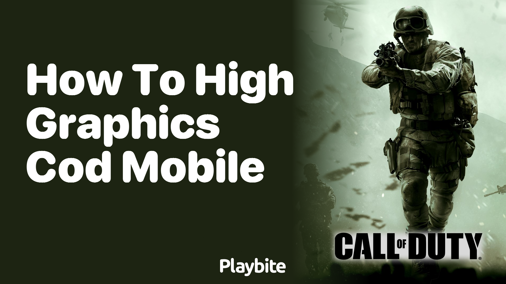 How to Enable High Graphics in COD Mobile - Playbite