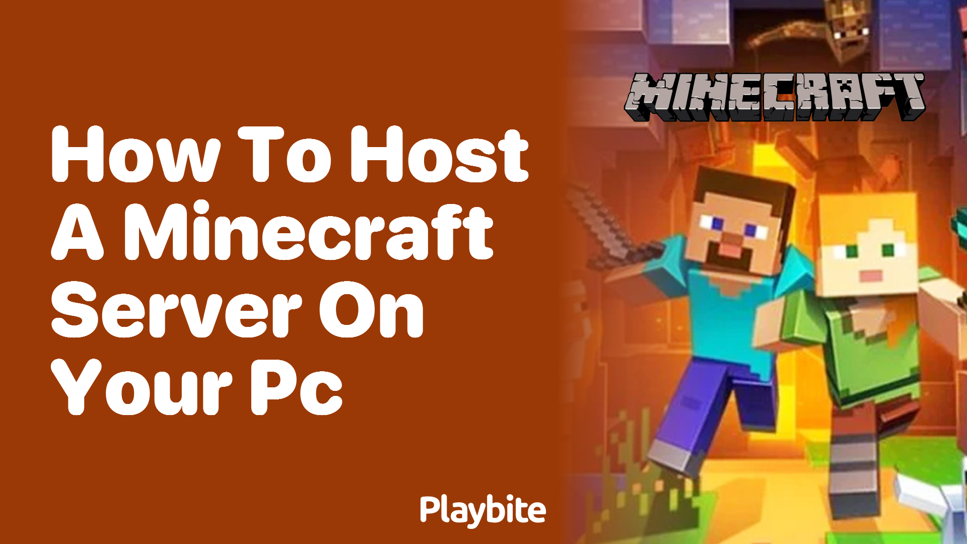 How to Host a Minecraft Server on Your PC - Playbite