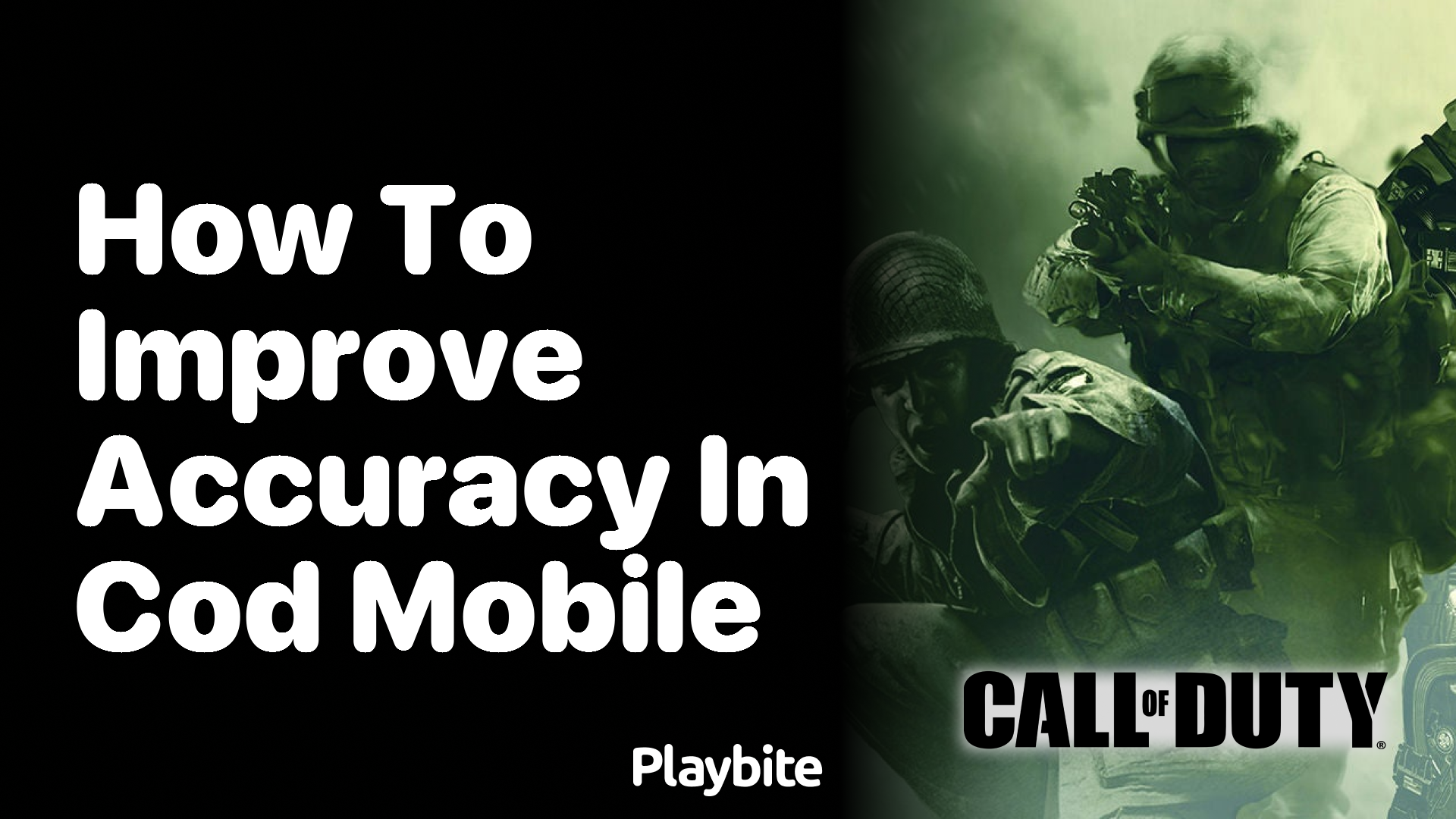 How to Boost Your Accuracy in COD Mobile - Playbite
