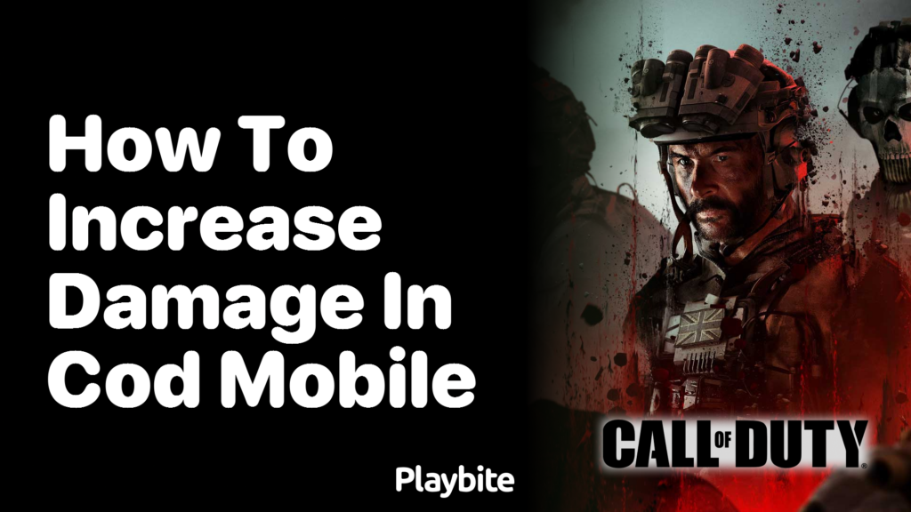 How to Increase Damage in COD Mobile: Tips and Tricks - Playbite