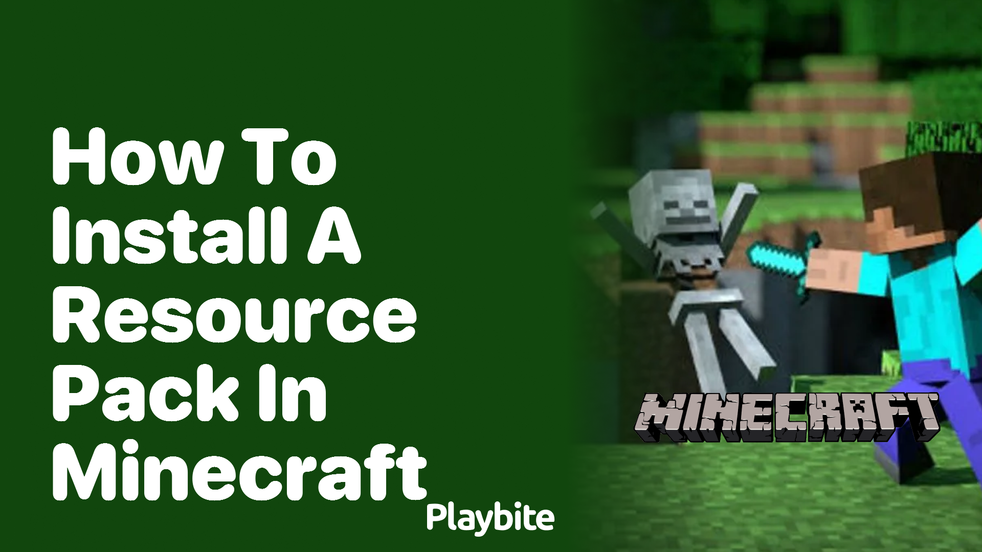 How to Install a Resource Pack in Minecraft: A Simple Guide - Playbite
