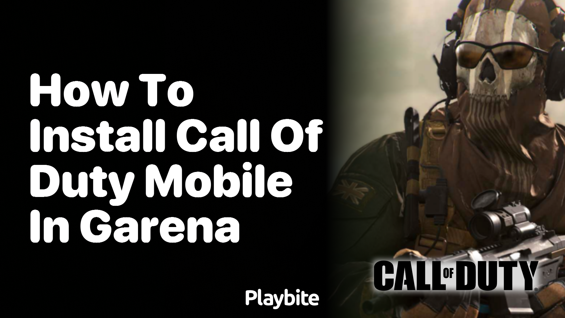 How to Install Call of Duty Mobile in Garena - Playbite