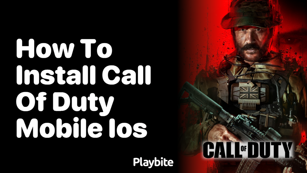 How to Install Call of Duty Mobile on iOS - Playbite