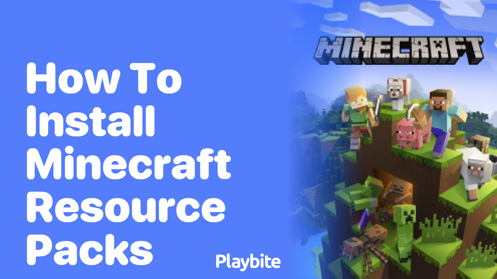 How to Install Minecraft Resource Packs Easily - Playbite