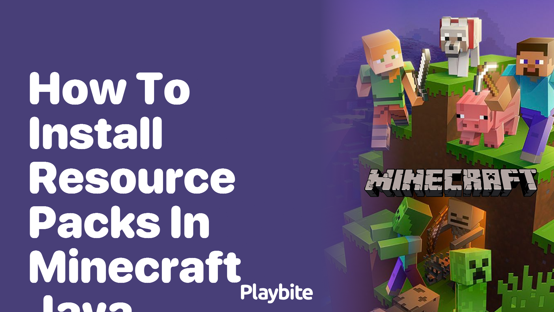 How to Install Resource Packs in Minecraft Java - Playbite