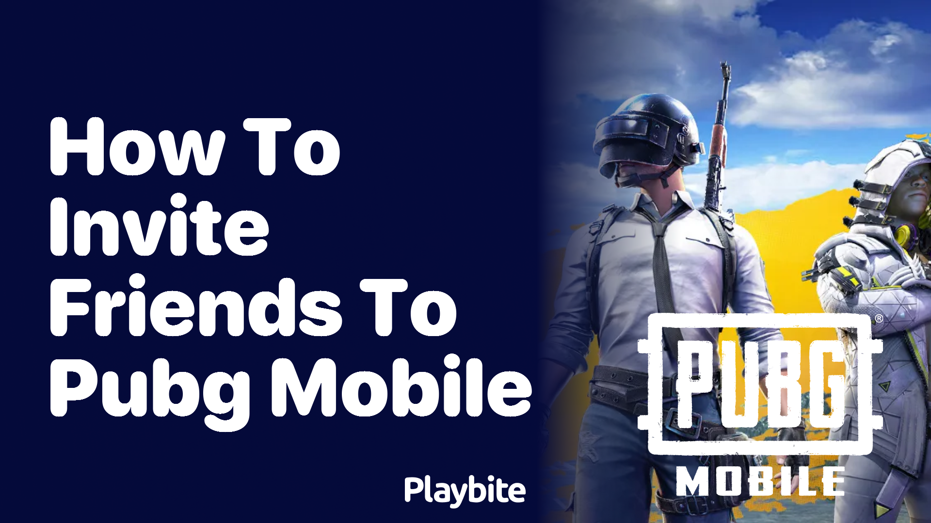 How to Invite Friends to PUBG Mobile - Playbite