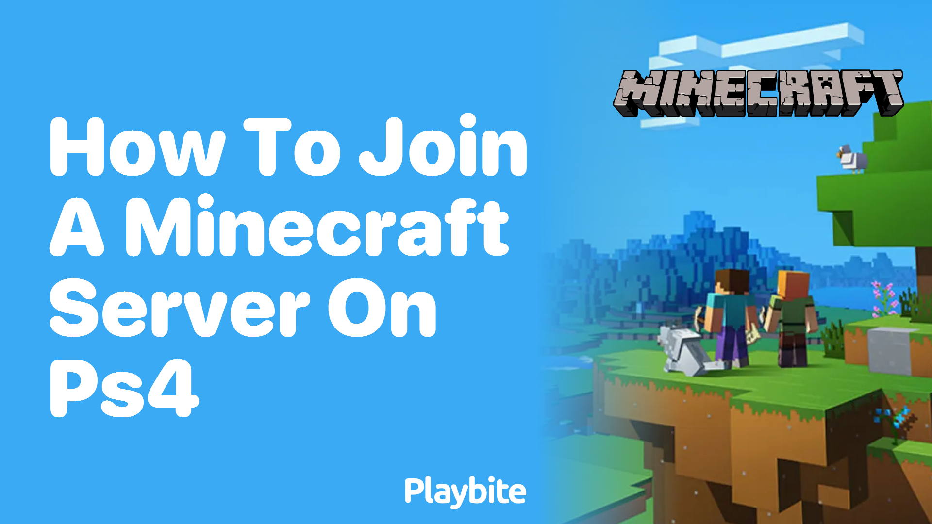 How to Join a Minecraft Server on PS4 - Playbite